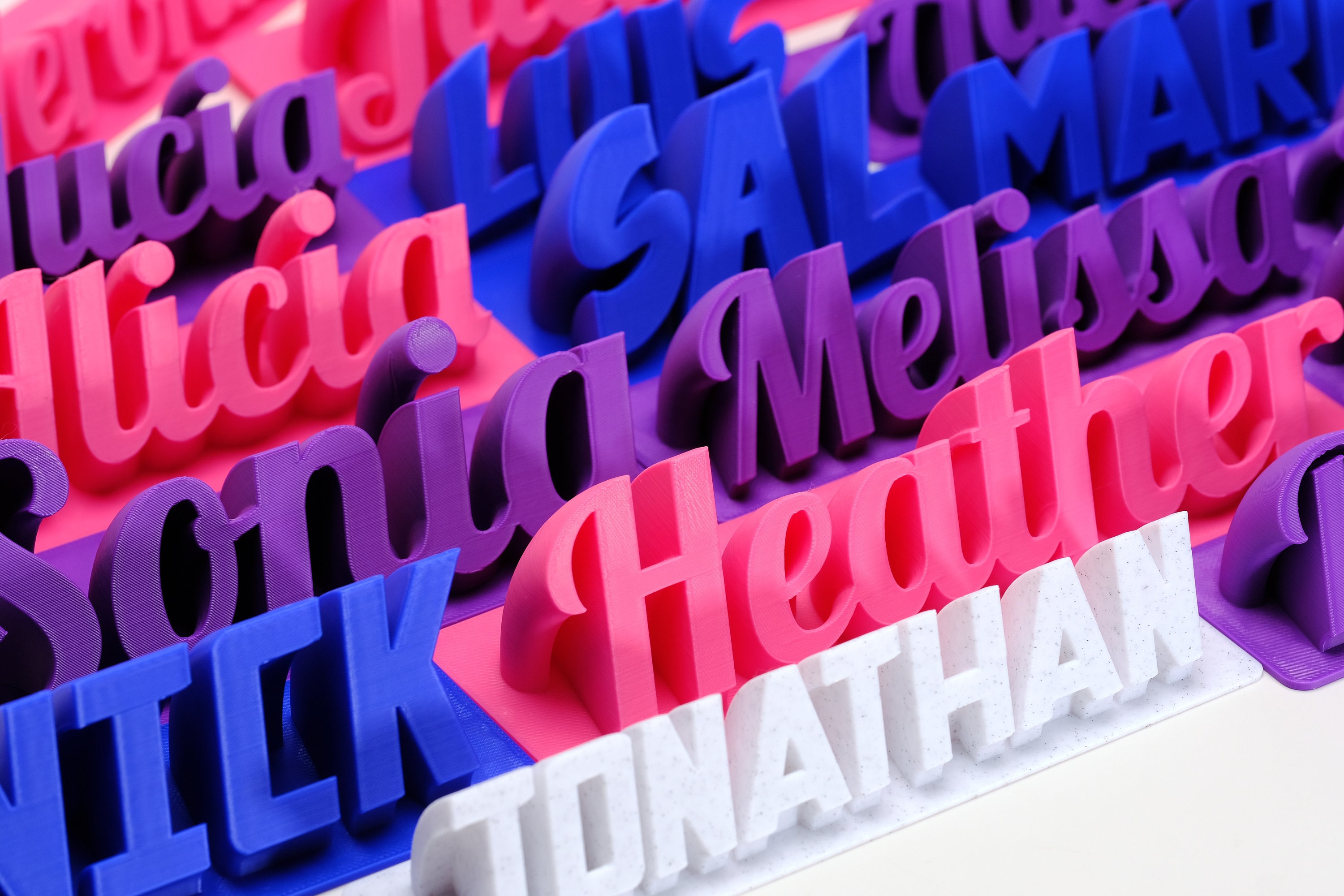 Custom 3D Printed Personalized Desk Name Plate - Etsy