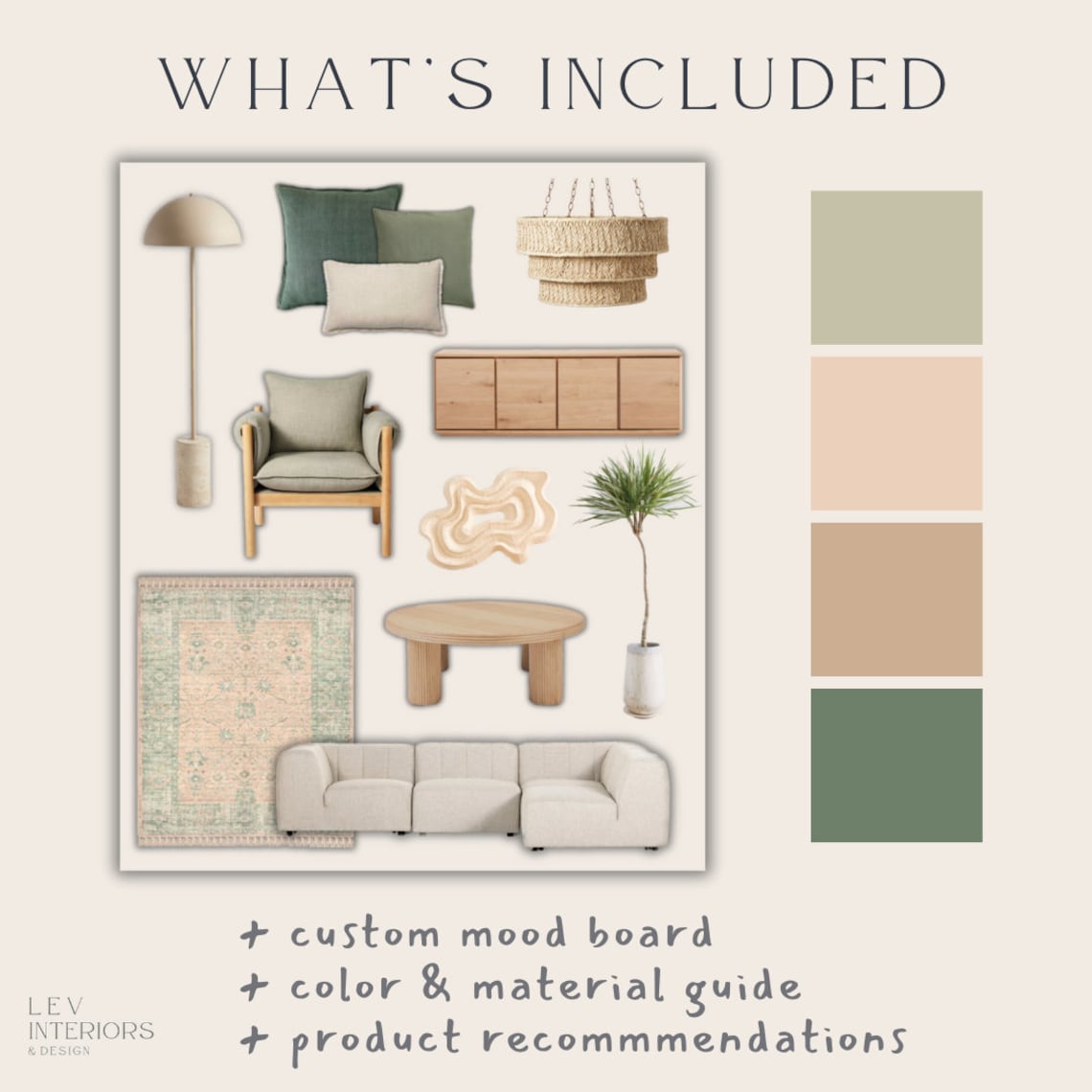 Personalized Interior Design Mood Board Consult | Virtual Custom Home ...