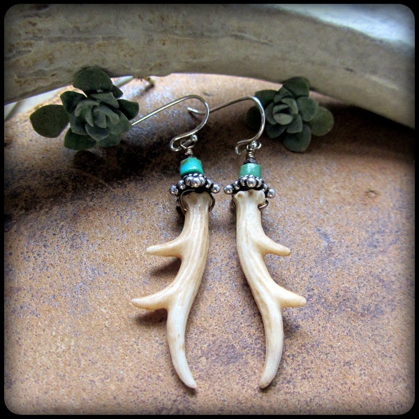 Bone Earrings - Etsy