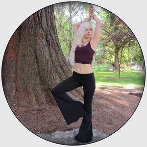 Bell Bottom Flared Pants ~ Hula Hooping Belly Dance Pants Yoga ...