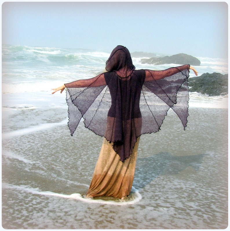 Halloween Mermaid Costume Cape Fantasy Cloak W/ Hood - Etsy