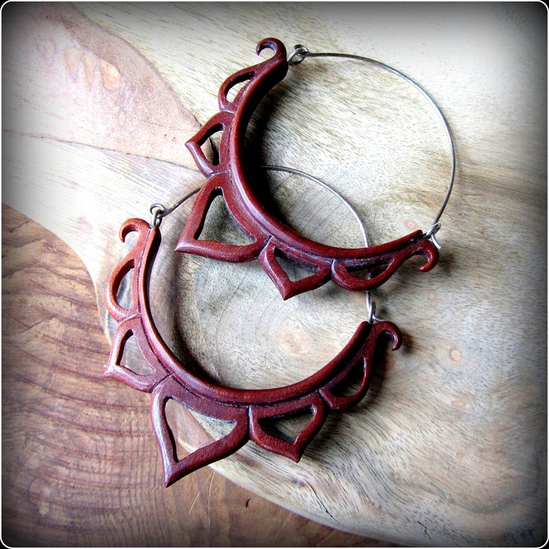 Tunnel Earring Tribal - Etsy