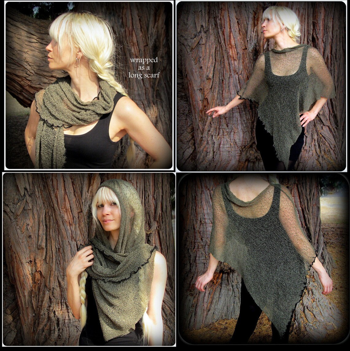 Post Apocalyptic Festival Hood Cowl Burning Man Playa - Etsy