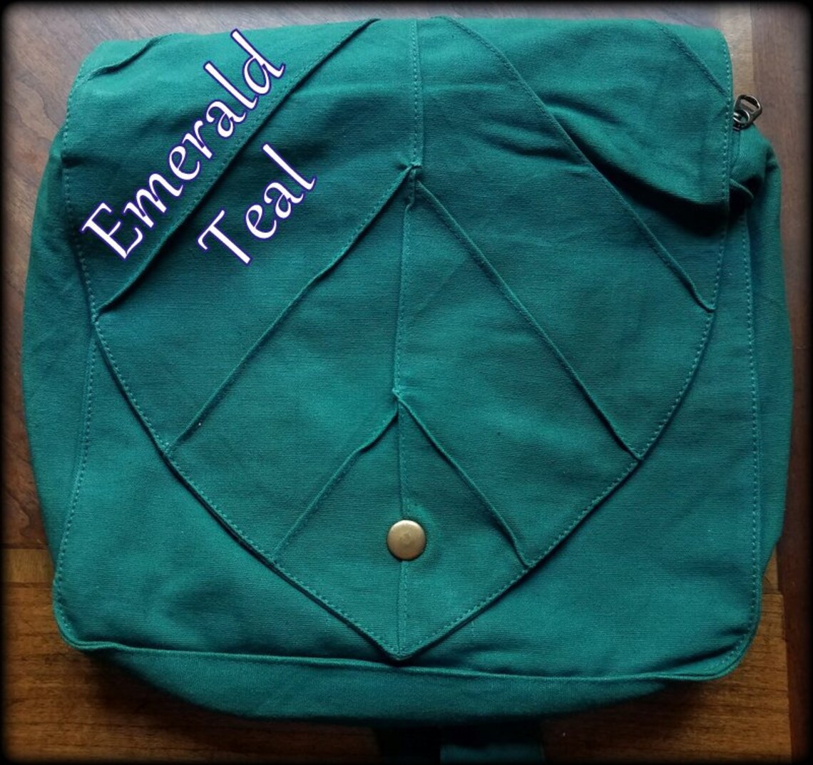 Leaf Backpack Book Messenger Bag Renaissance Fair Crossbody - Etsy