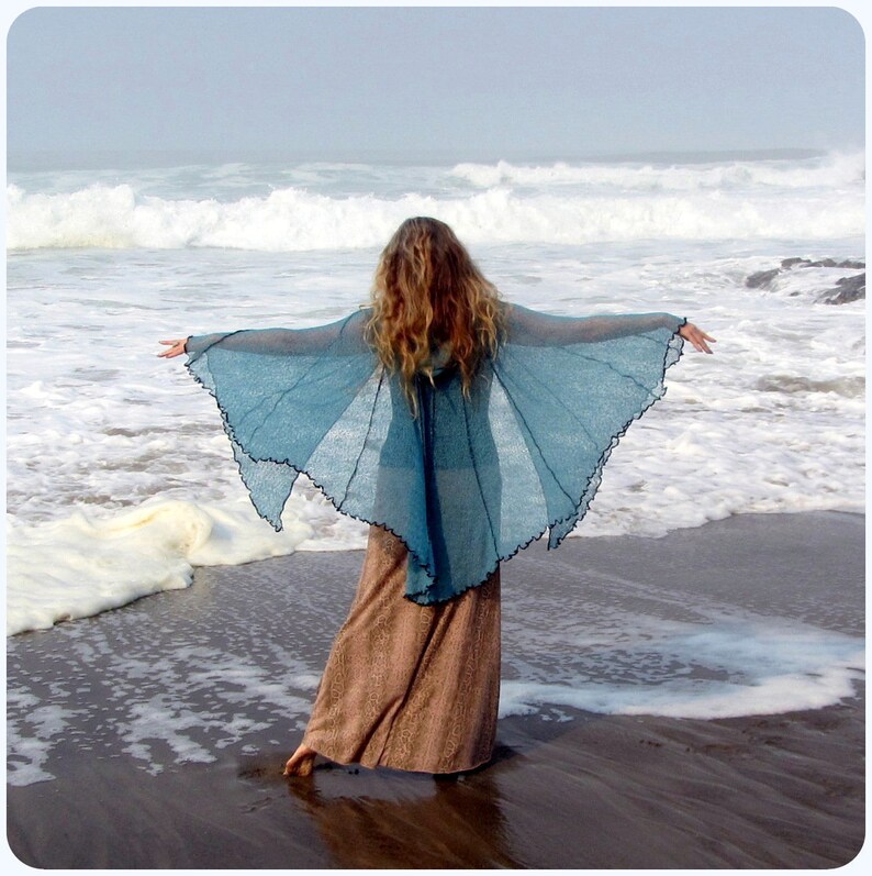 Halloween Mermaid Costume Cape Fantasy Cloak W/ Hood - Etsy