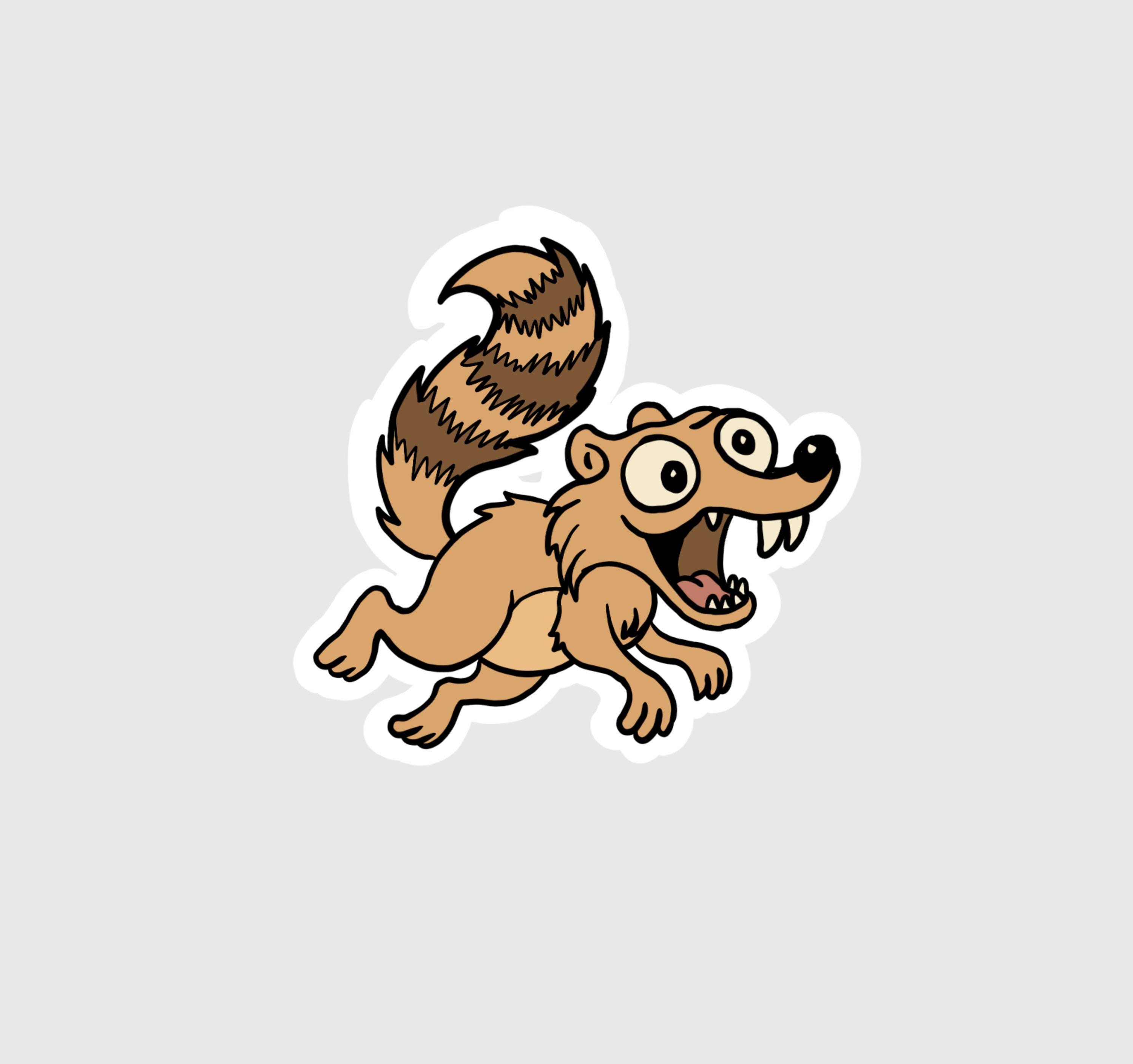 Ice Age Cartoon Stickers - Etsy