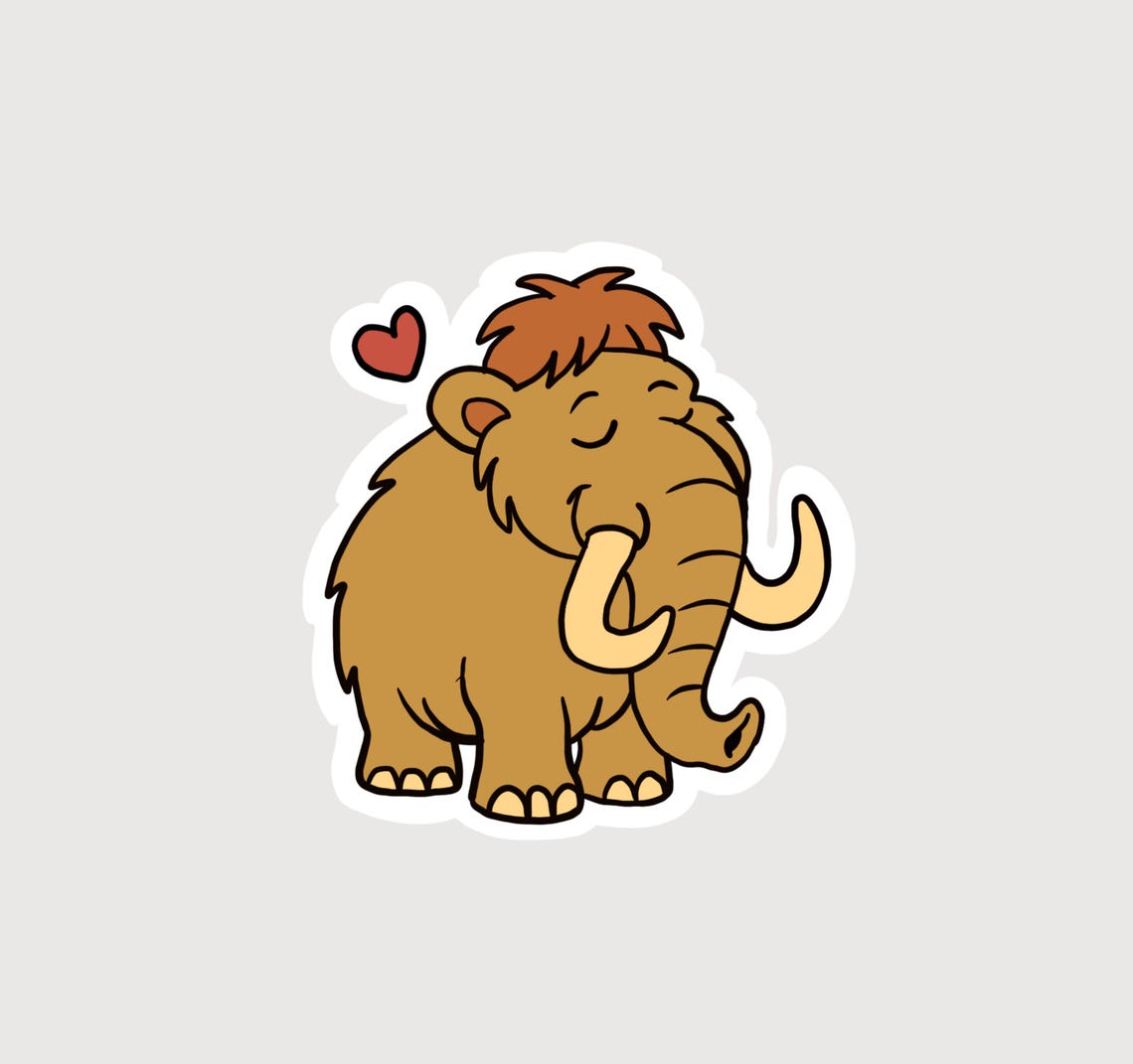 Ice Age Cartoon Stickers - Etsy