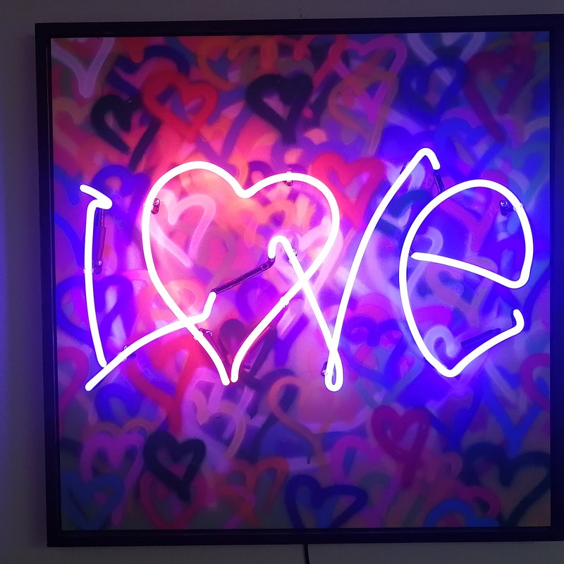 Real Glass Neon Sign - Etsy