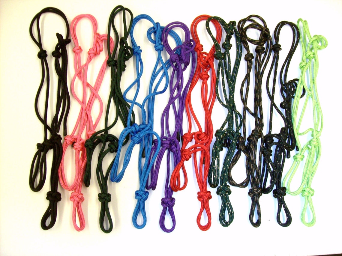 Cob/arab 1/4 Rope HALTER Yacht Rope U Pick Color - Etsy