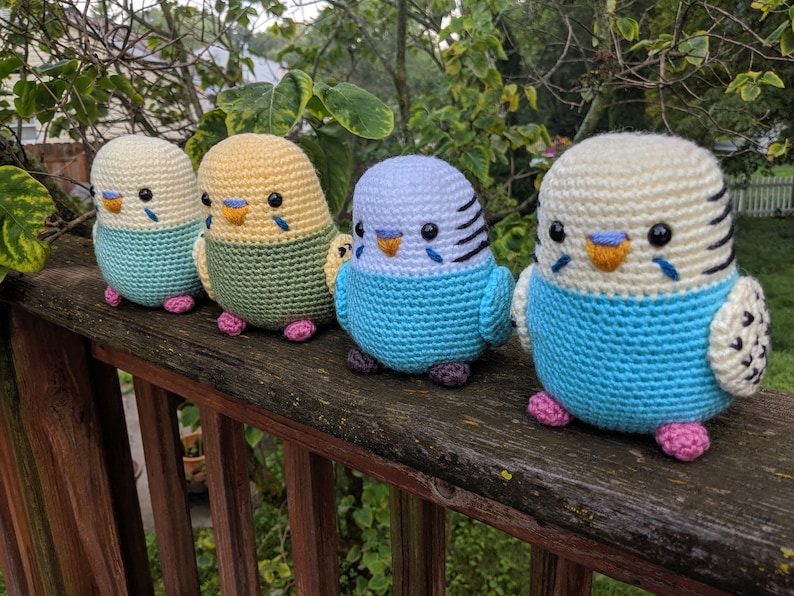 Crochet Pattern: Parakeet Amigurumi Pattern PDF Instant - Etsy Canada