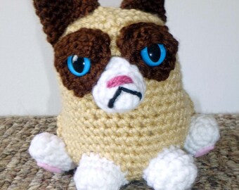 Crochet Grumpy Cat - Etsy