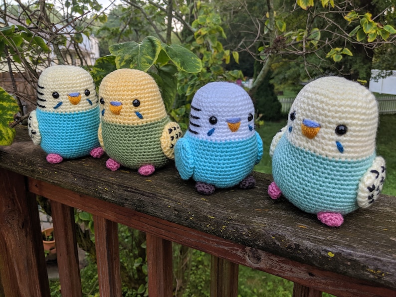 Crochet Pattern: Parakeet Amigurumi Pattern PDF Instant - Etsy Canada