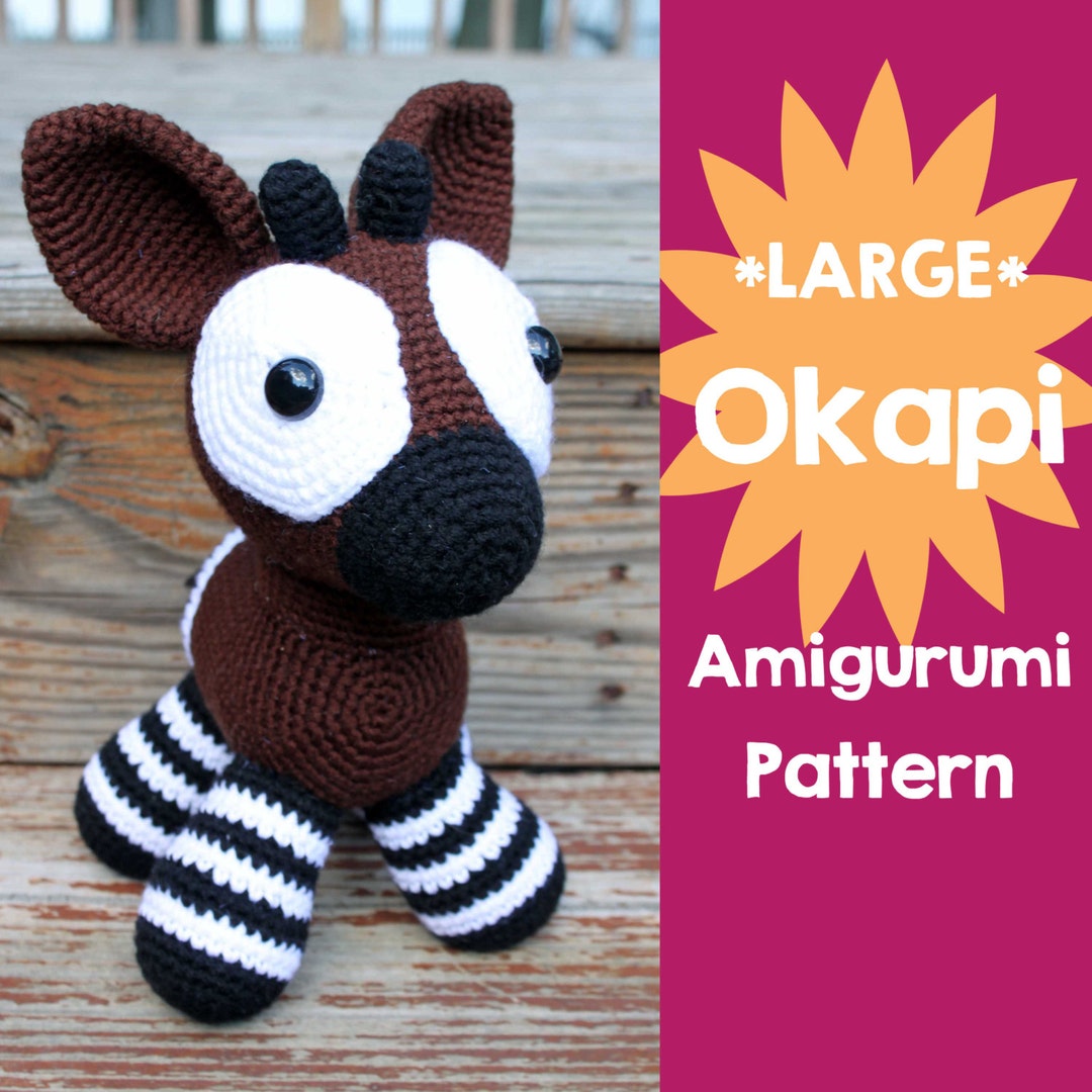 Crochet Pattern: Large Okapi Amigurumi Pattern PDF Instant Download - Etsy