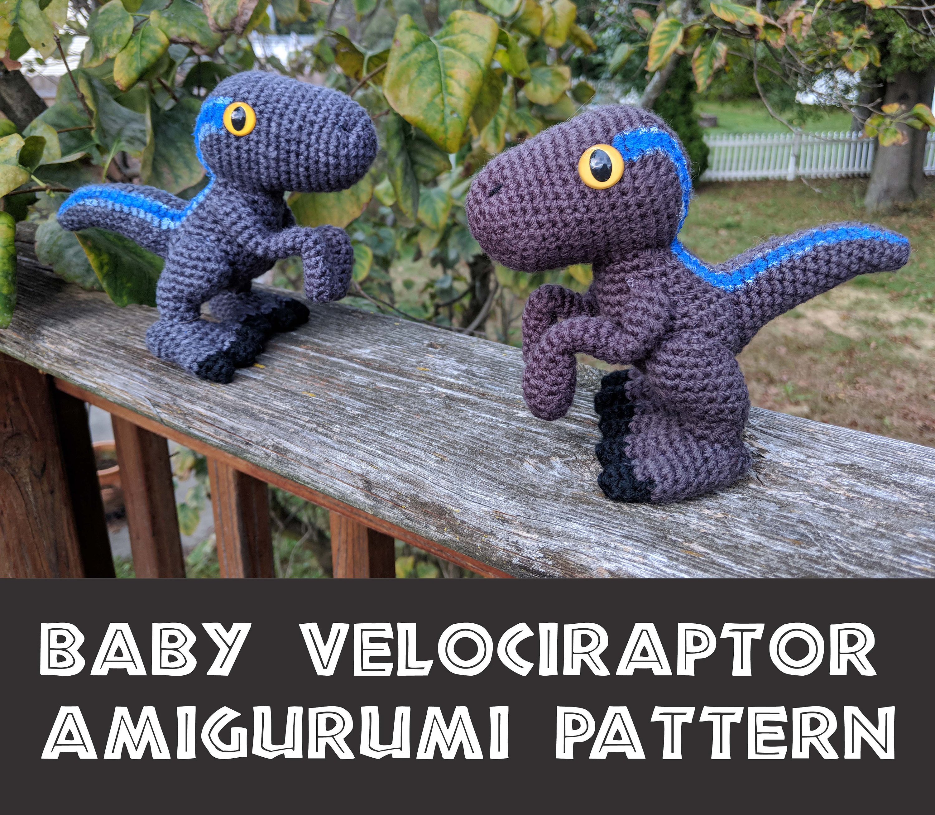 Crochet Pattern: Baby Velociraptor Amigurumi | Etsy