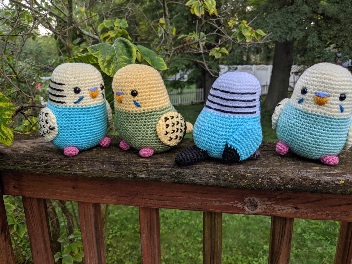 Crochet Pattern: Parakeet Amigurumi Pattern PDF Instant - Etsy Canada