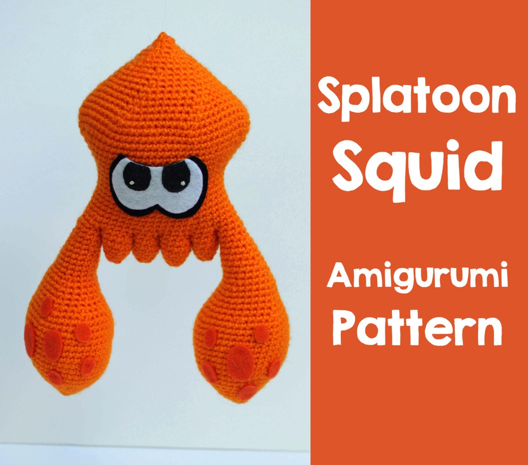 Crochet Pattern: Splatoon Inspired Squid Amigurumi Pattern PDF Instant ...