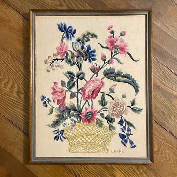 Jacobean Crewel Kit - Etsy