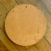 Round Wall Mirror With Creamy White and Gold Molded Plastic Frame ...
