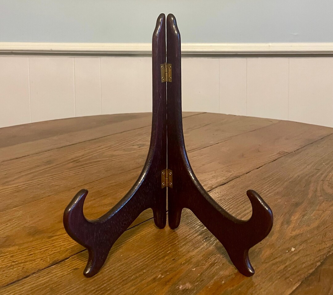 Vintage 9” Wooden Folding Easel: Art Display Stand, Asian Boho Decor - Etsy