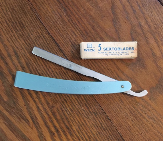 Weck Hair Shaper straight razor trimmer marked L.I.C. 1 N.Y. | Etsy