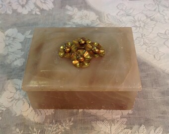 Stone jewelry box | Etsy