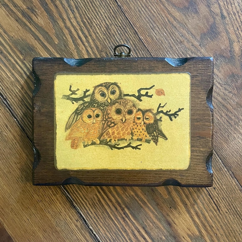 Owl Wall Plaque - Etsy