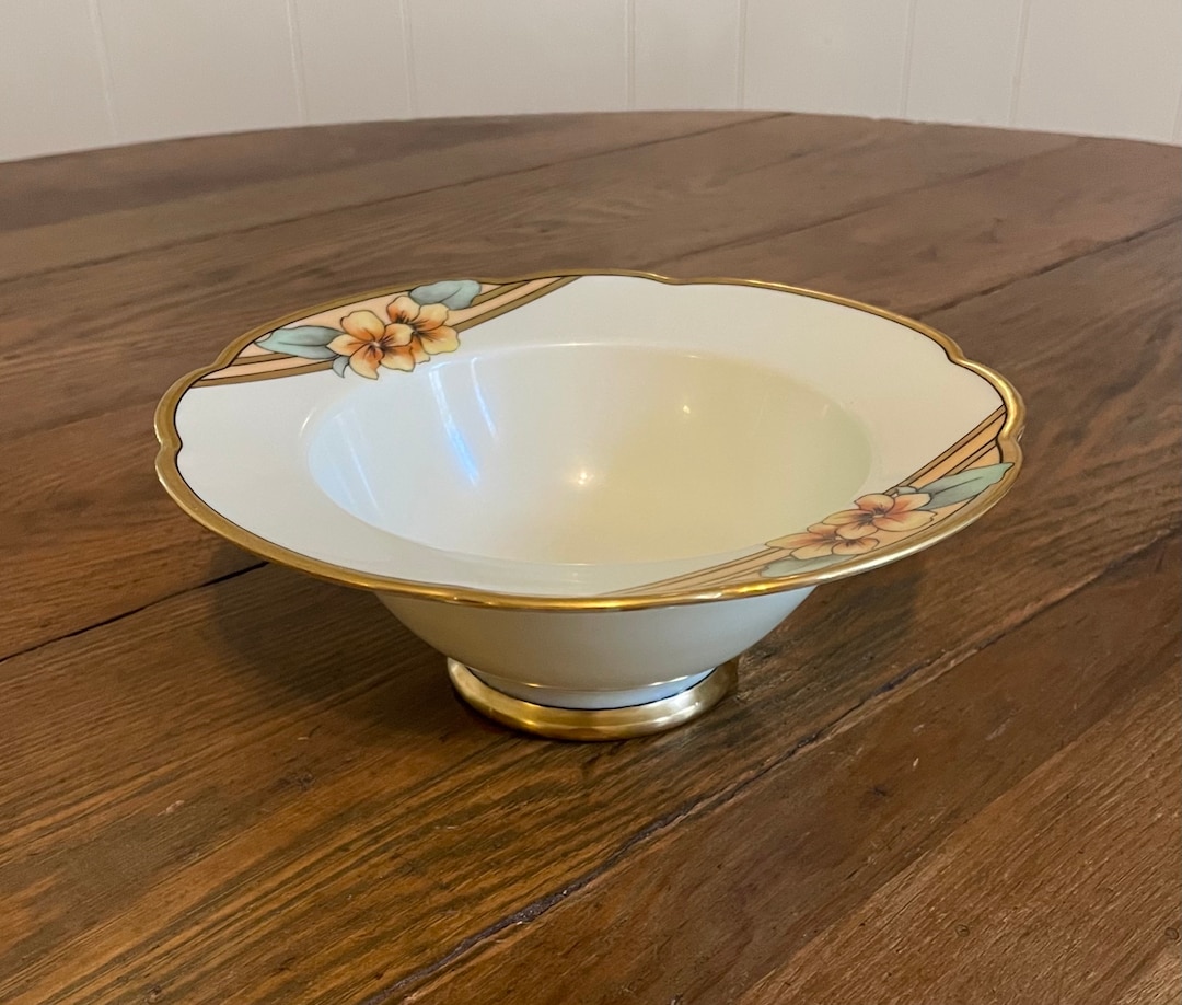 Antique Royal Epiag Czechoslovakia Bowl Czech China Hand Painted With ...