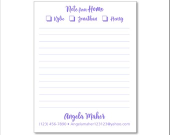 Note From Home - Etsy