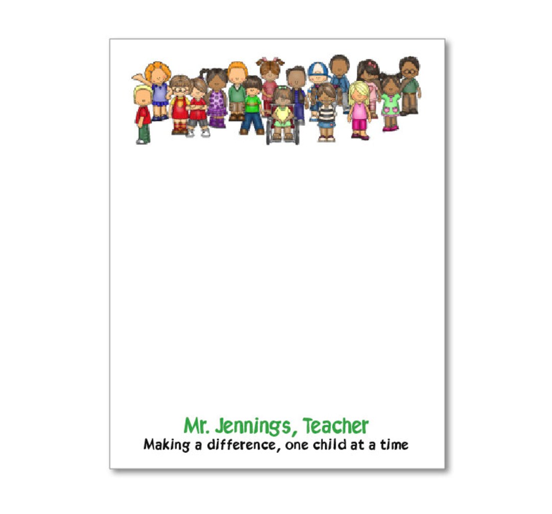 2 Personalized Teacher • Coach • Principal • Counselor Notepads - Sets ...