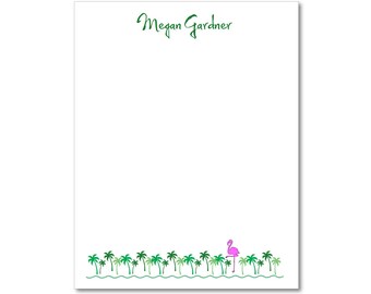 2 Personalized Notepads Watercolor Trees by Cornercroft Sets of 2 or 4 ...