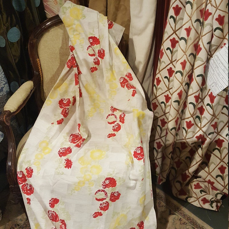 Barkcloth Curtains - Etsy