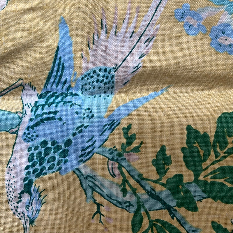 Bird Fabric by the Yard - Etsy