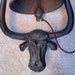 Ranch Dinner Bell Vintage Rustic Cast Iron Cow Bell Primitive Foundry ...