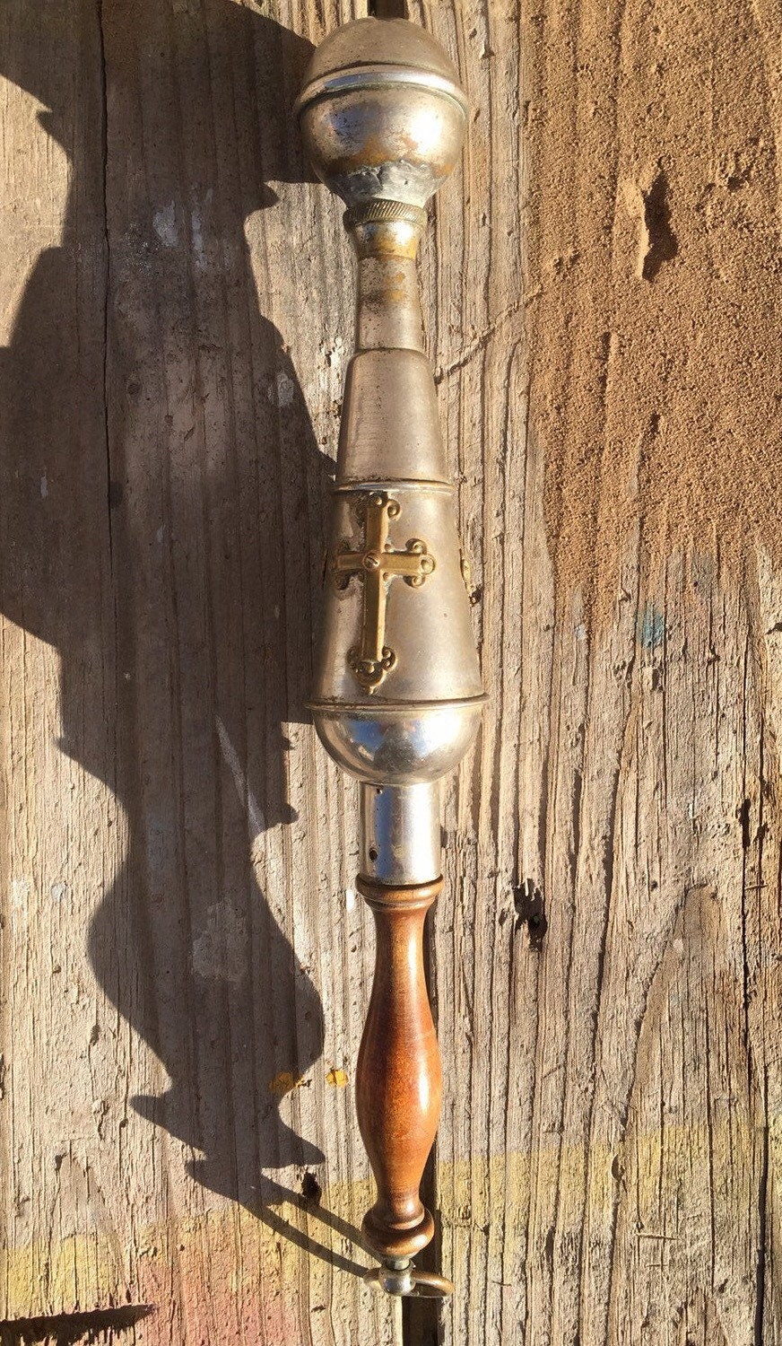 Catholic Holy Water Sprinkler Vintage Autom 1900s Ceremonial Instrument ...