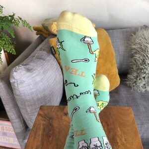 ASL Tea Socks, Sign Language Socks, ASL Socks, Socks, Sign Language ...