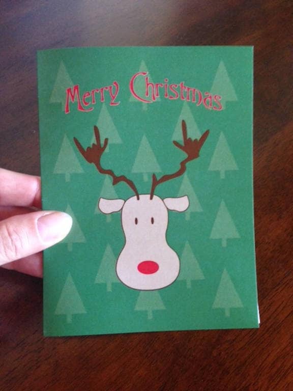 Mix Set of ASL Holiday/christmas Greeting Cards - Etsy