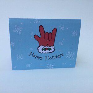 Mix Set of ASL Holiday/christmas Greeting Cards - Etsy