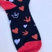 ASL ILY Socks ASL Socks Sign Language Socks I Love You - Etsy
