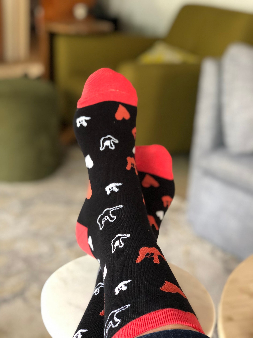ASL I Love You Socks: Sign Language Socks - Etsy Österreich