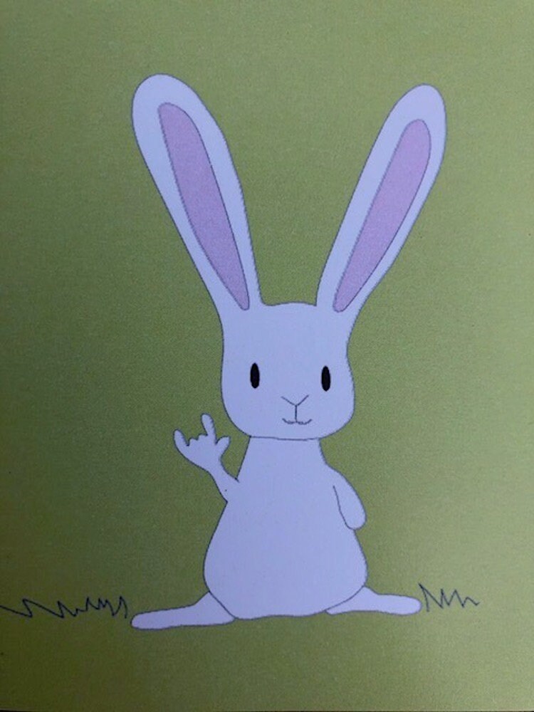 Some Bunny Loves You ASL ILY - Etsy