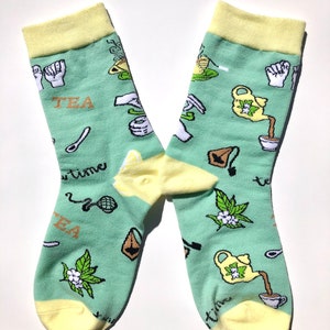 ASL Tea Socks, Sign Language Socks, ASL Socks, Socks, Sign Language ...