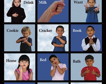 Sign Language Poster - Etsy