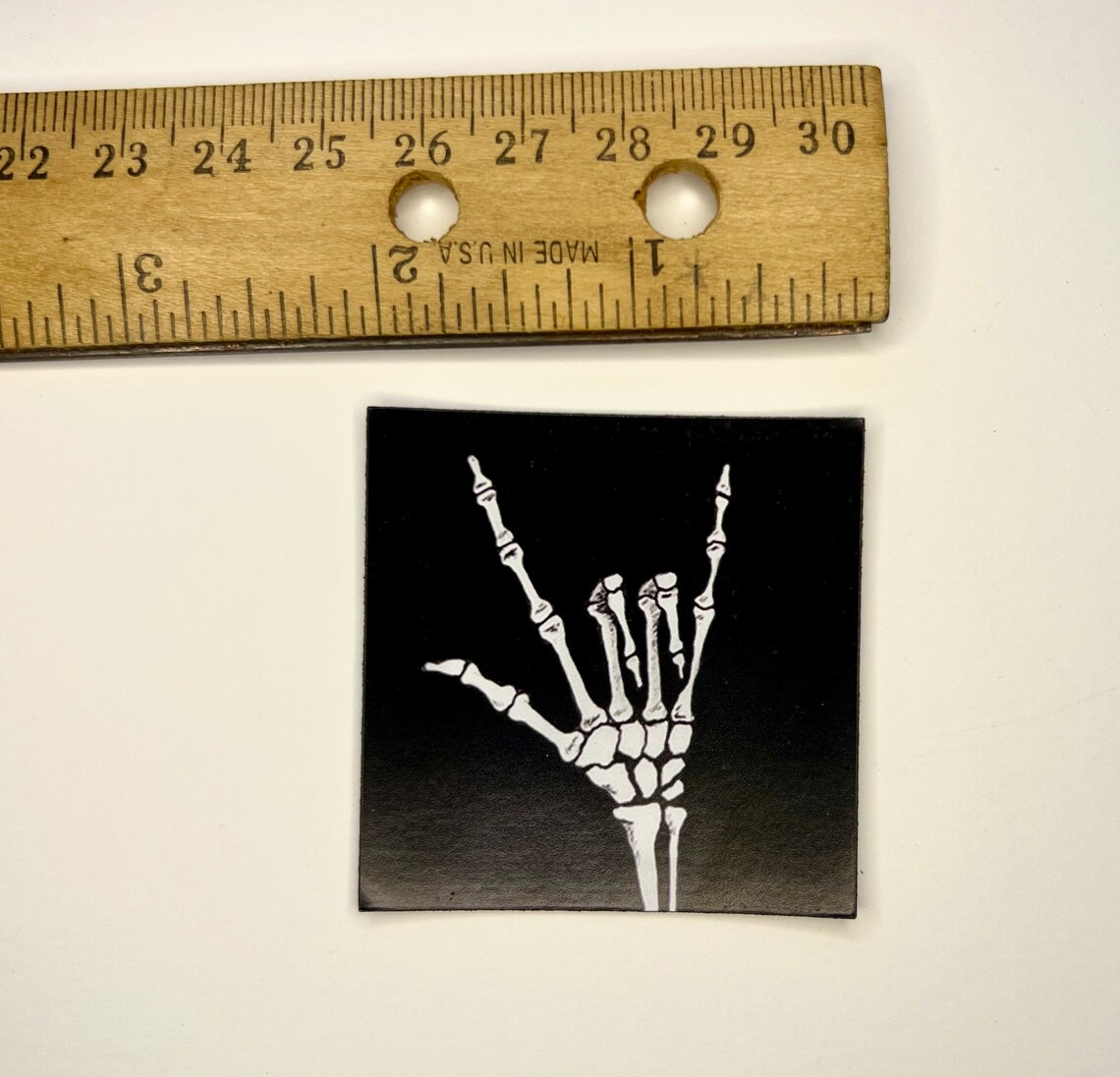 Skeleton ILY Magnet, ILY Magnet, ASL Magnet, Magnet, Skeleton, - Etsy