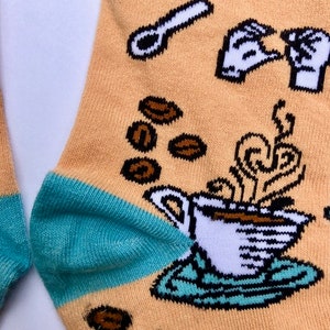 ASL Coffee Socks, ASL Socks, Sign Language Socks, Coffee Socks, Sign ...