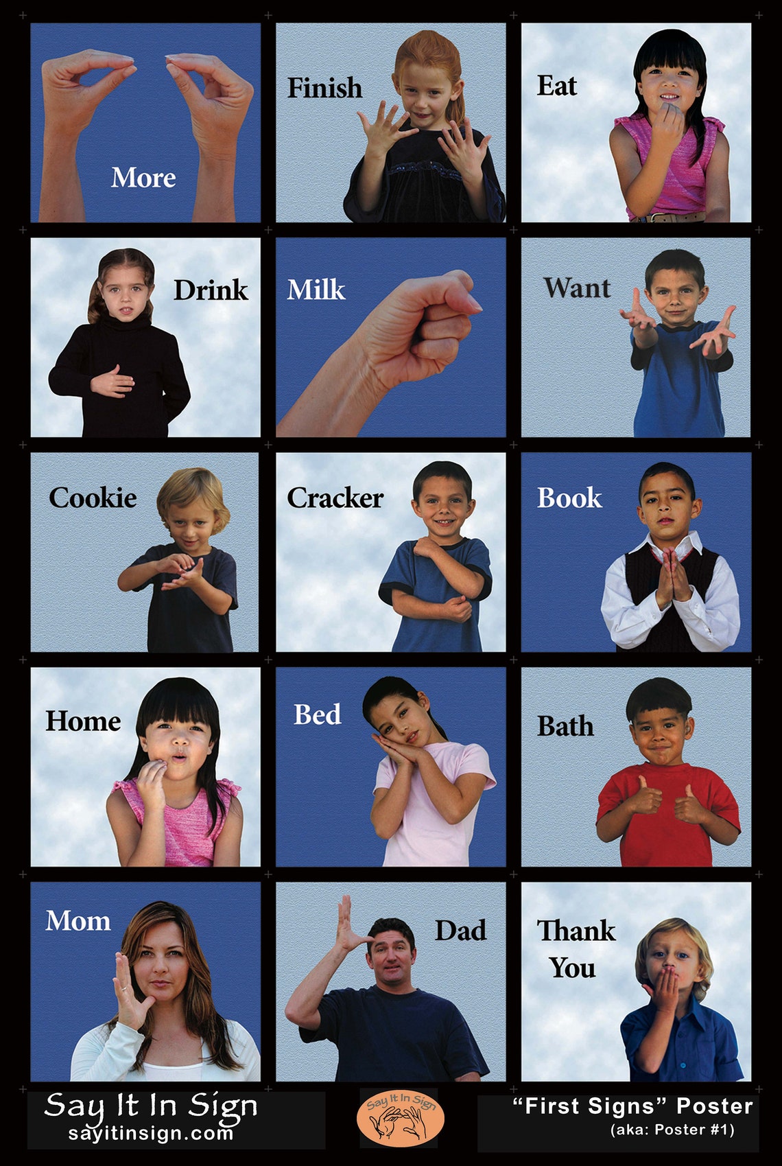 3 Posters Bundle ASL Posters Sign Language Posters Learn | Etsy