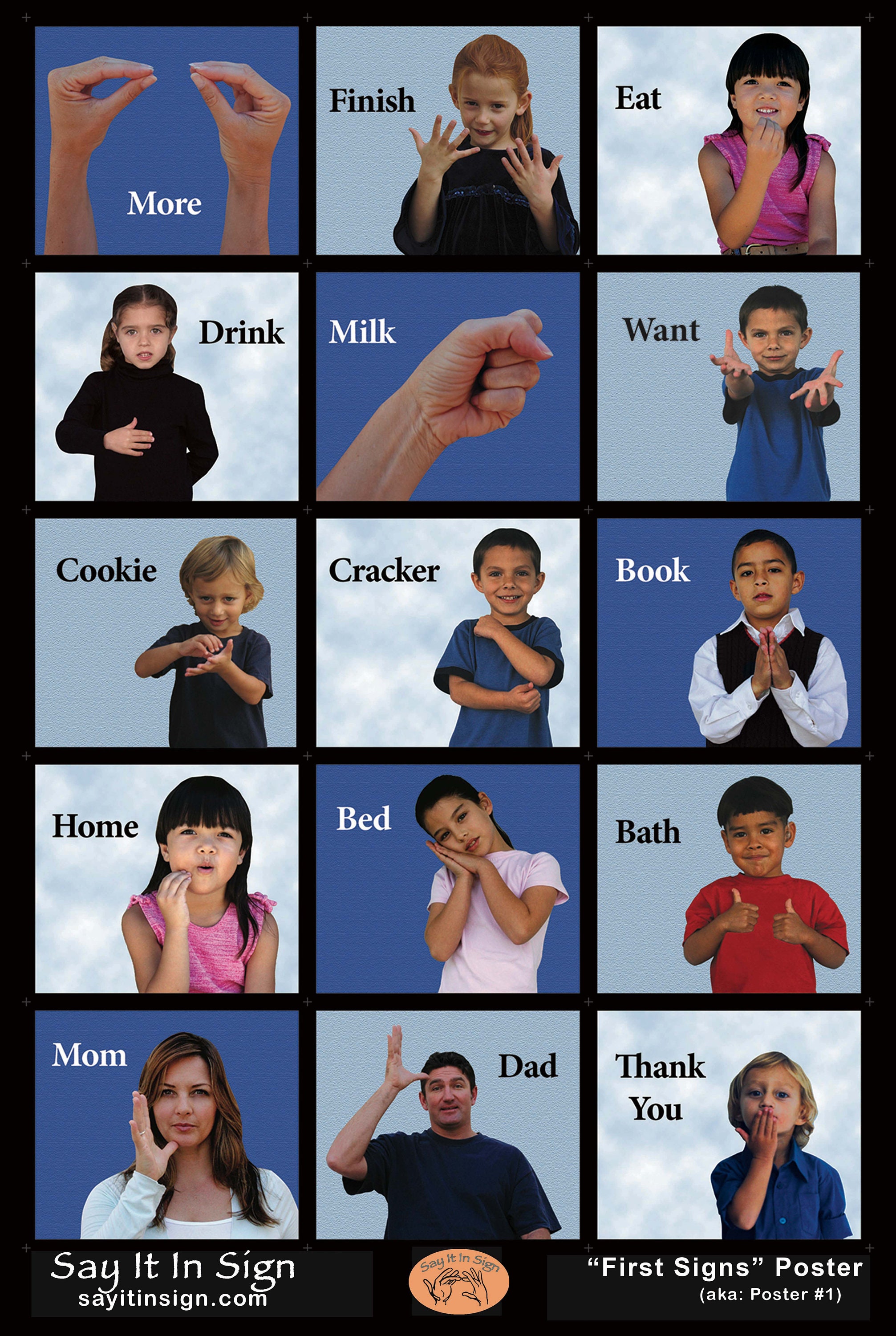 3 Posters Bundle ASL Posters Sign Language Posters Learn - Etsy