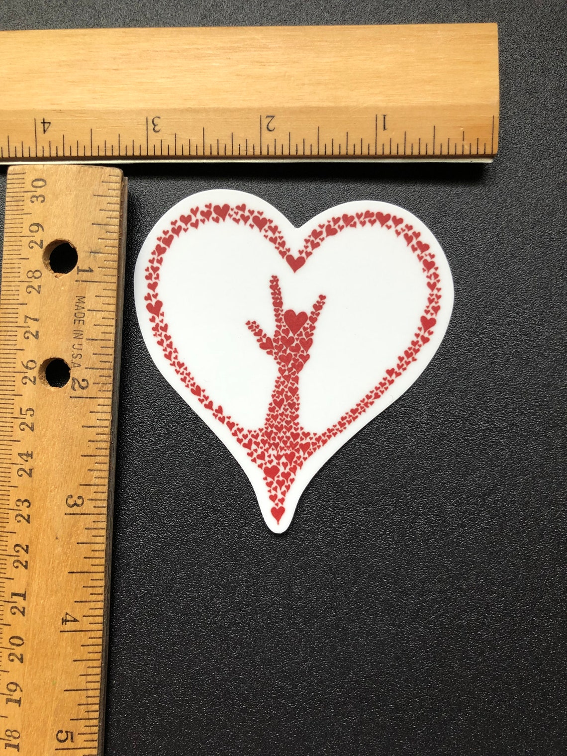 ASL ILY Hand in Heart ASL Sticker - Etsy