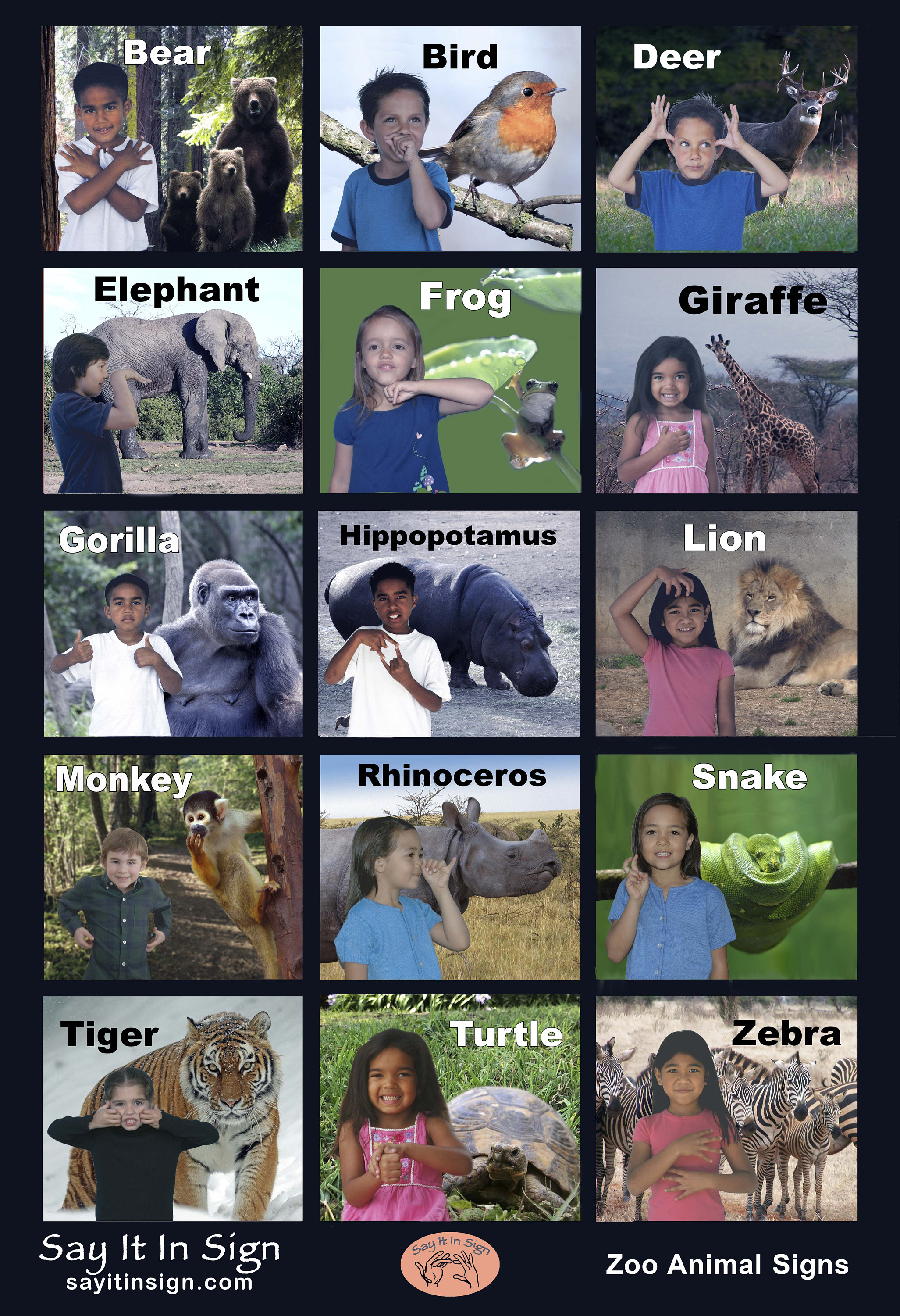 3 Posters Bundle ASL Posters Sign Language Posters Learn - Etsy