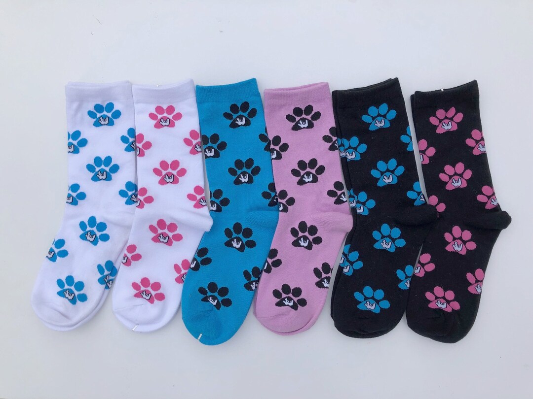ASL I Love You Dog Socks: Sign Language Gift - Etsy