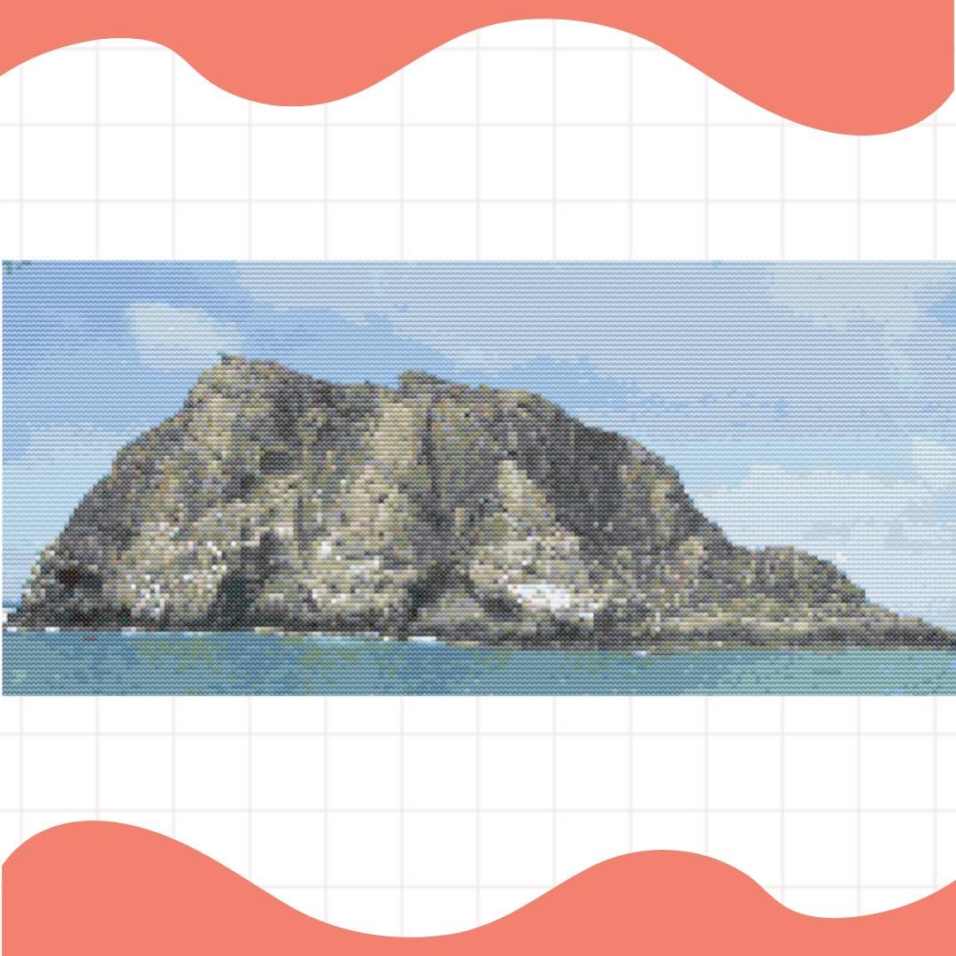 Pelican Rock Cross Stitch Full Color Pattern Chart 200x92 Stitches PDF ...